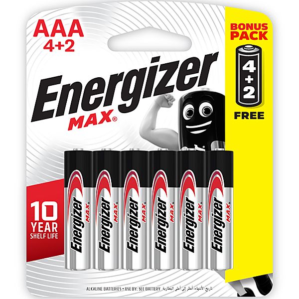 Energizer 1.5v MAX Alkaline AAA Battery Card - Dps Photo Studio