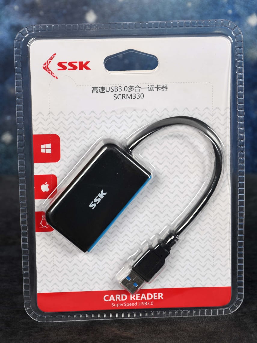 SSK Usb 3.0 SCRM330 SD/TF/CF Micro Sd Card Reader - Dps Photo Studio